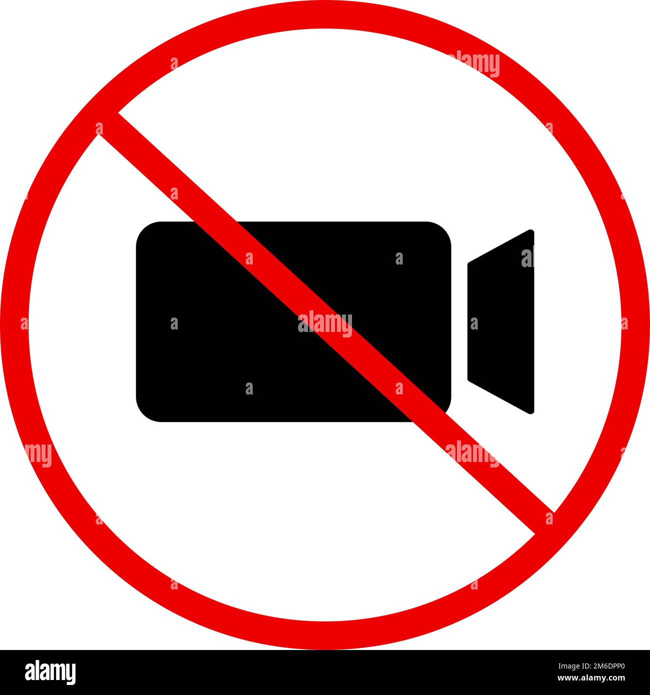 Video prohibited sign hi-res stock photography and images - Alamy