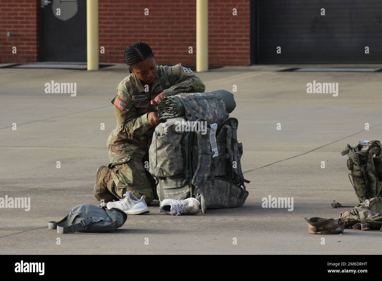 U.S. Army Spc. Jordanne McCauley, a cavalry scout with the 4th Squadron ...