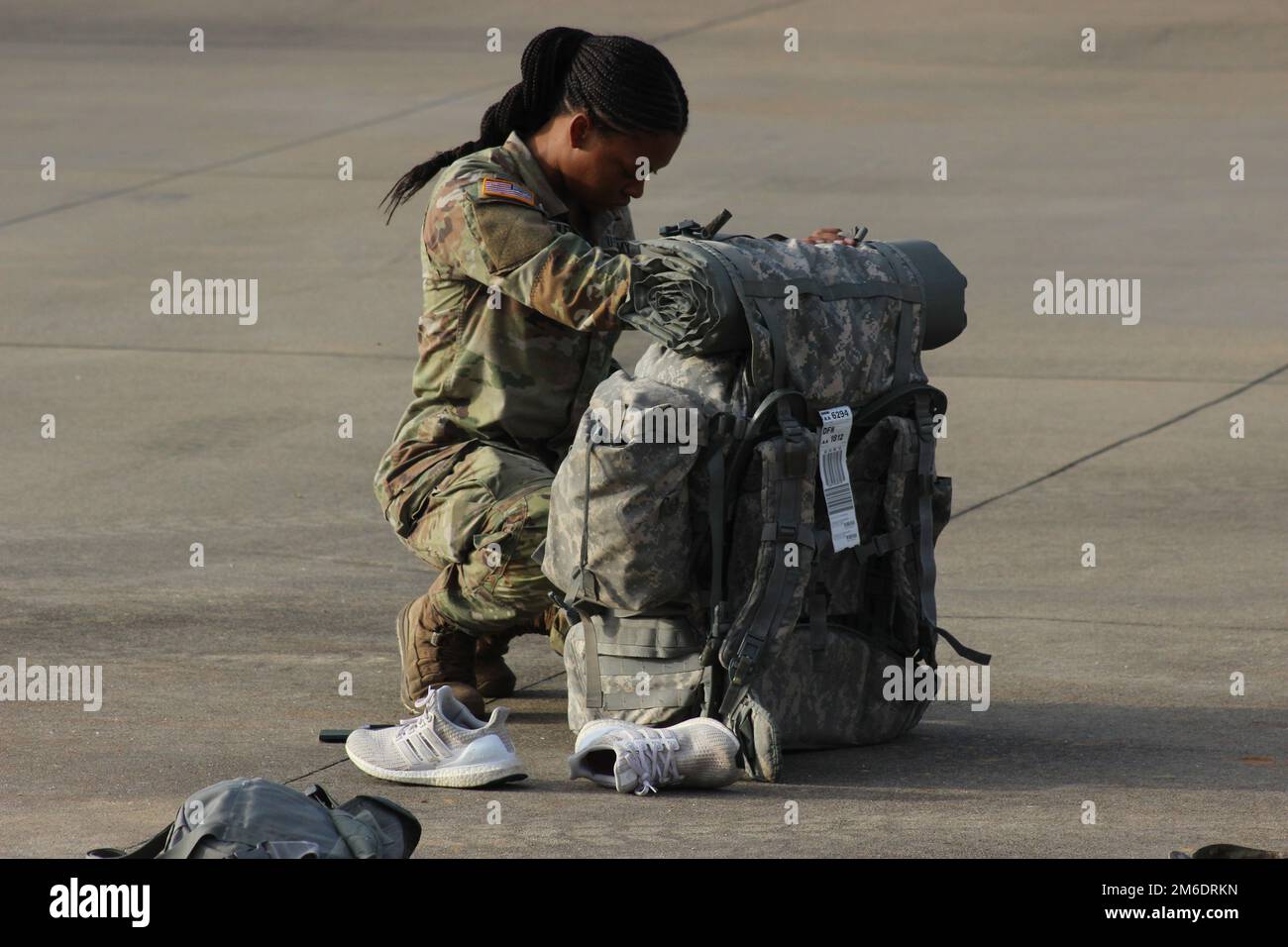 U.S. Army Spc. Jordanne McCauley, a cavalry scout with the 4th Squadron ...