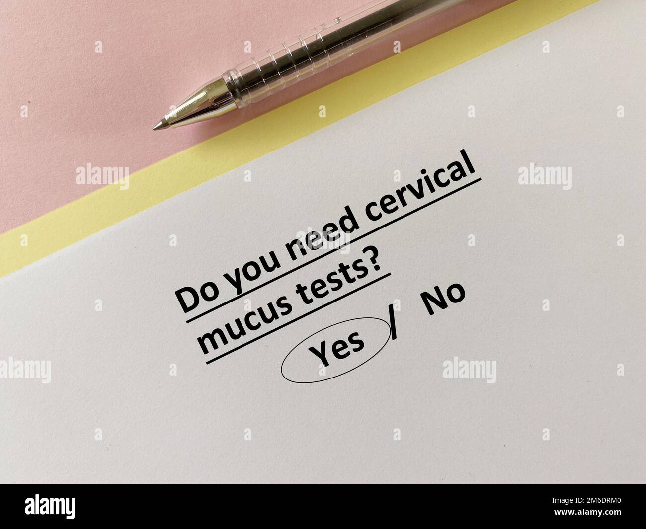 One Person Is Answering Question About Infertility She Needs Cervical