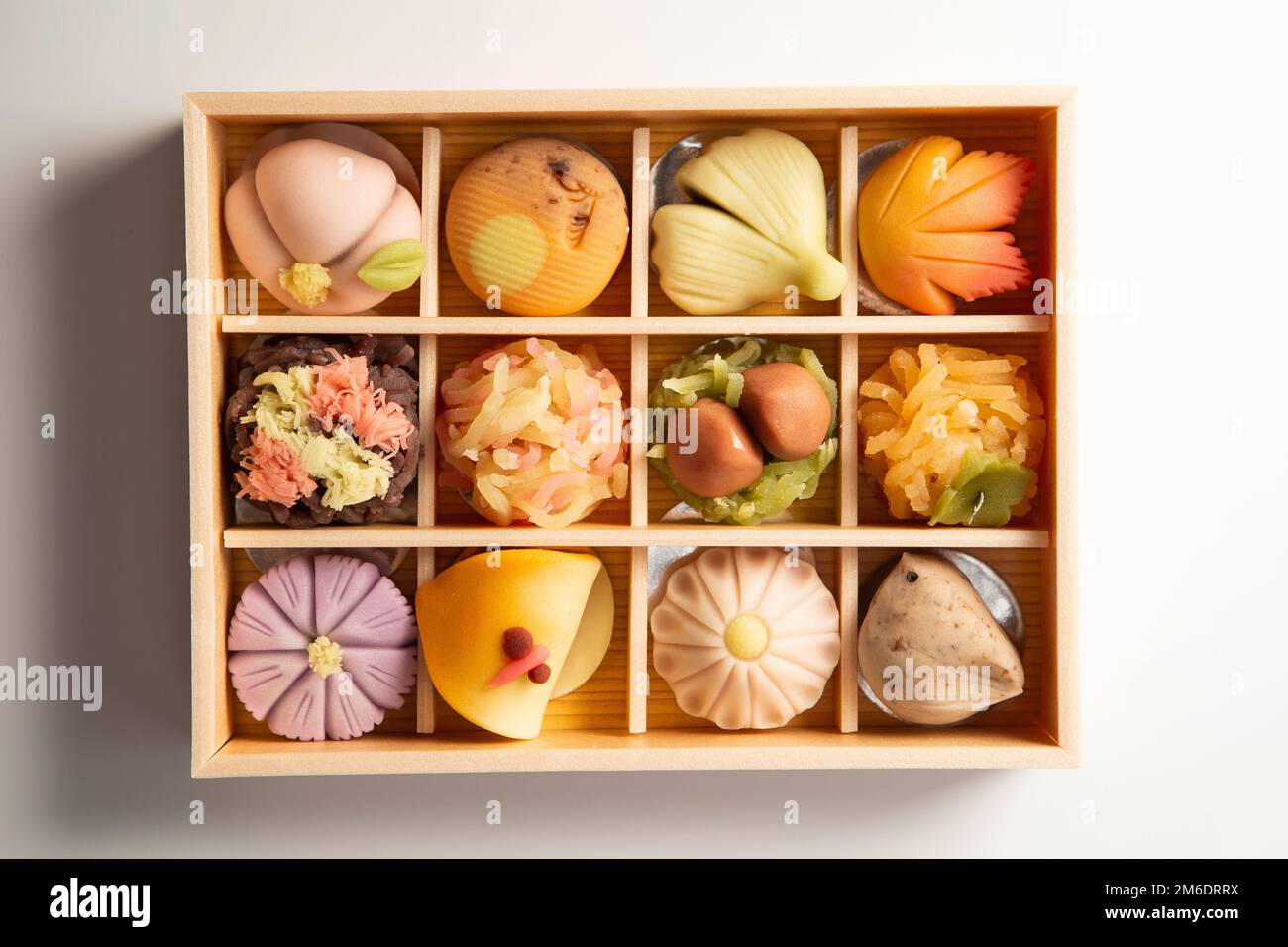 Japanese traditional sweets Nerikiri made from bean paste Stock Photo ...