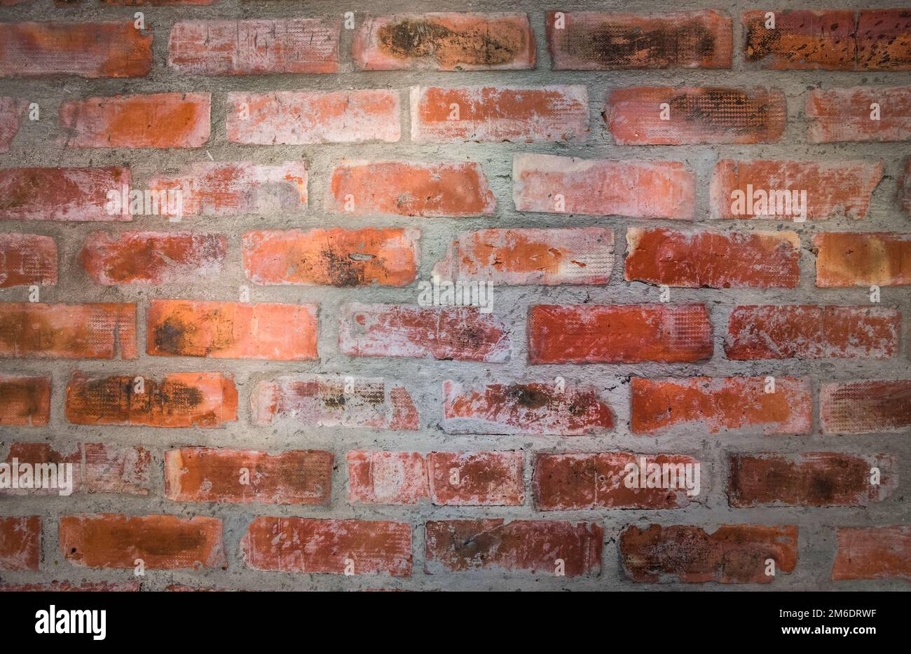 Red brick wall. Nice vintage textured background Stock Photo - Alamy