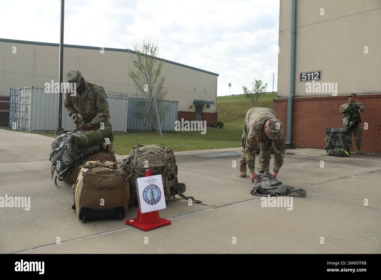 U.S. Army Spc. Dante Gillyard, left, Spc. Brandon Parton and Sgt ...