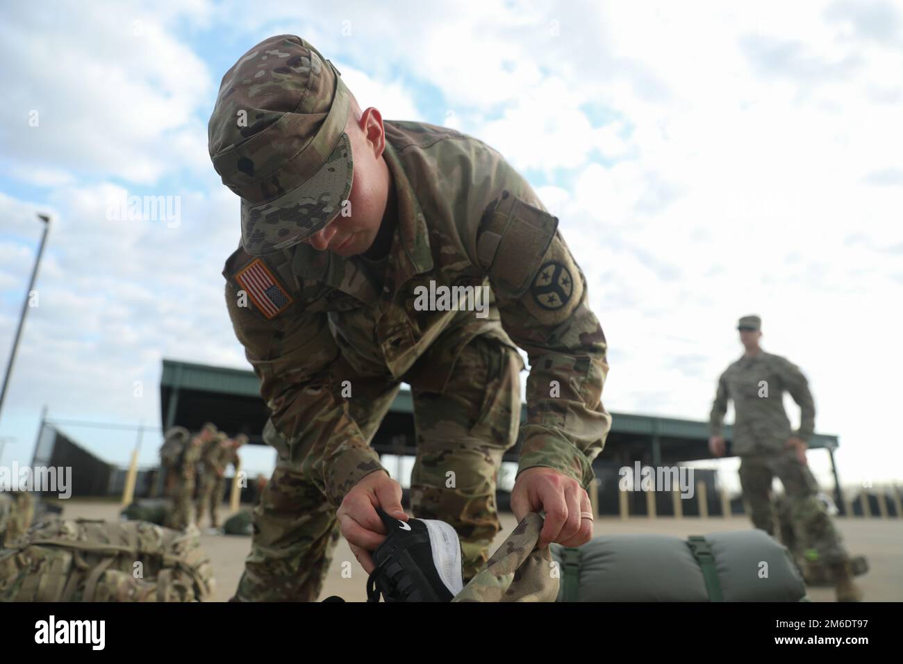 U.S. Army Spc. Devin Kiser from O Troop, 4th Squadron, 278th Armored ...