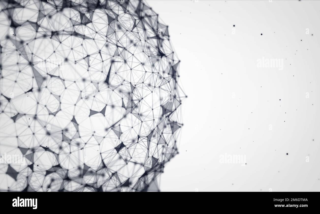 Abstract Plexus Sphere Background Digital Business Corporate Technology Global Network