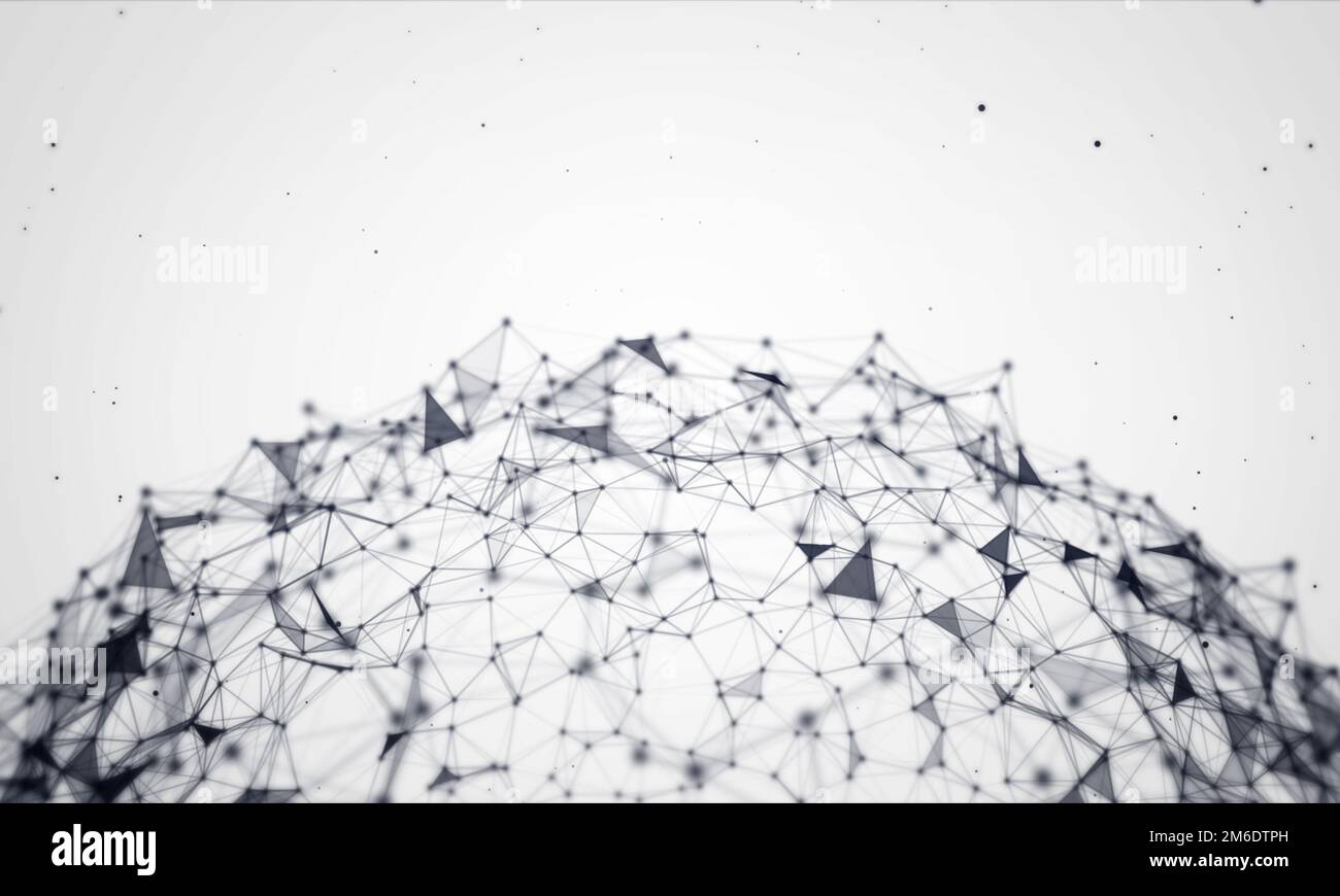Abstract Plexus Sphere Background Digital Business Corporate Technology Global Network