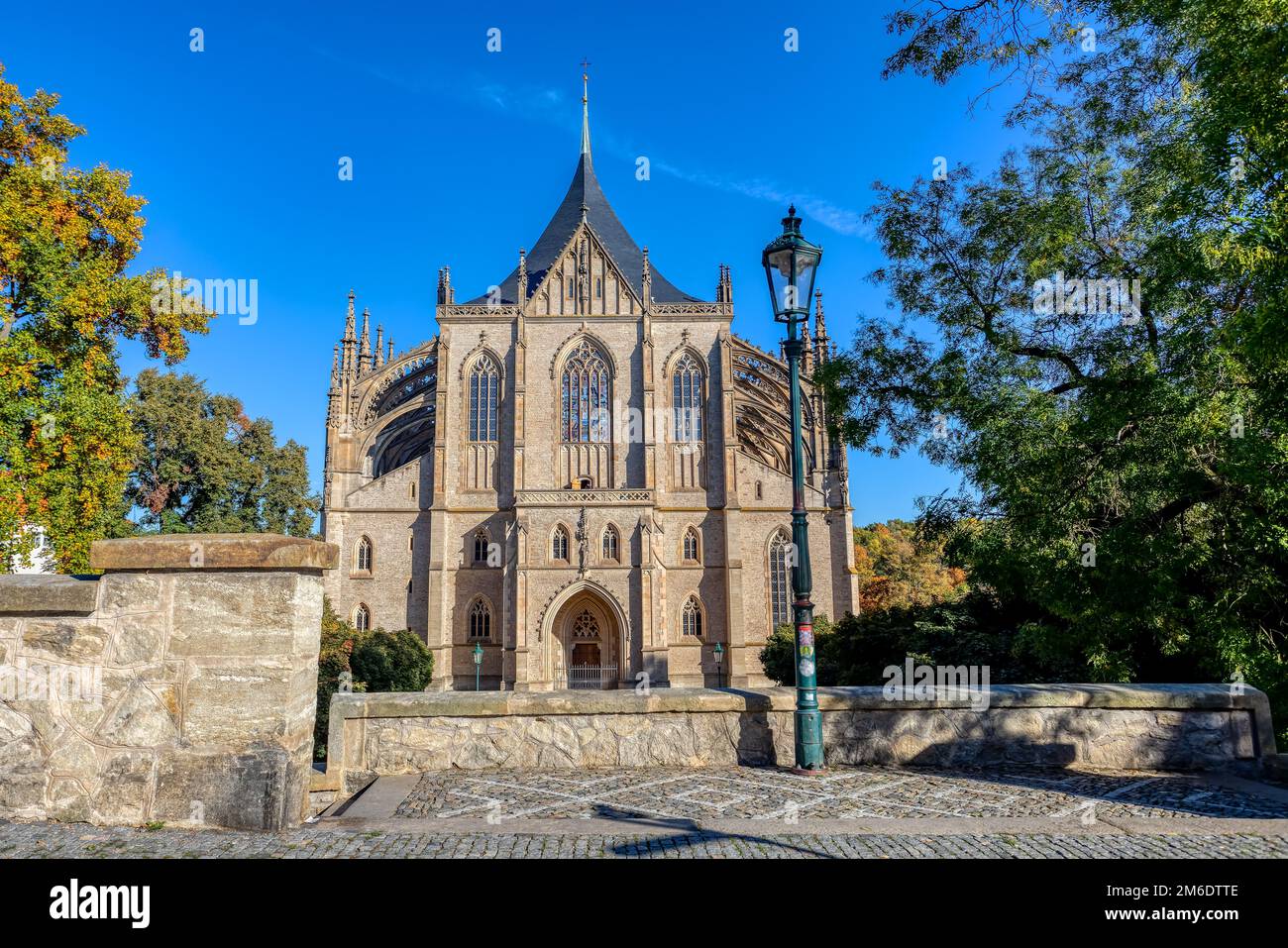 Famous Saint Barbara's Cathedral, Church, Czech: Chram svate Barbory ...