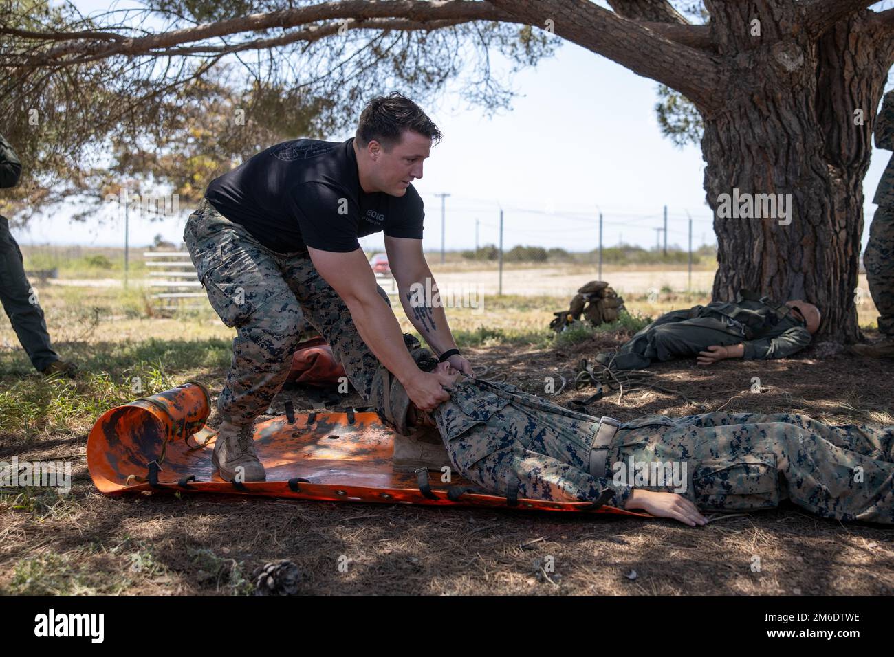 U s navy hospital corpsman demonstrates hi-res stock photography and ...