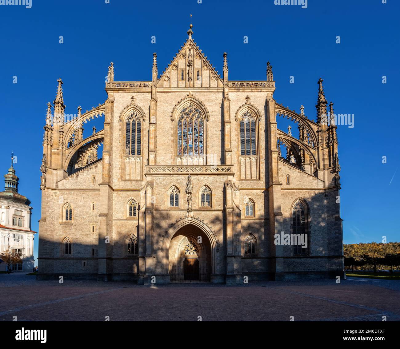 Famous Saint Barbara's Cathedral, Church, Czech: Chram svate Barbory ...