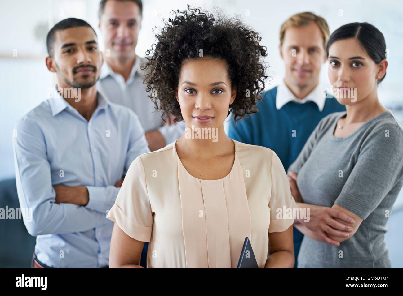 Success is our inspiration. Portrait of a group of diverse colleagues ...