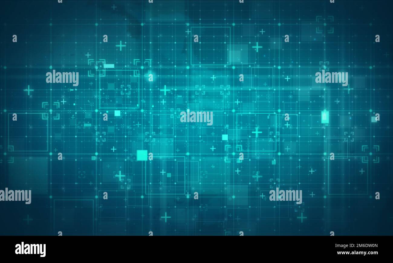 Digital data grid technology background.Hitech corporate network ...