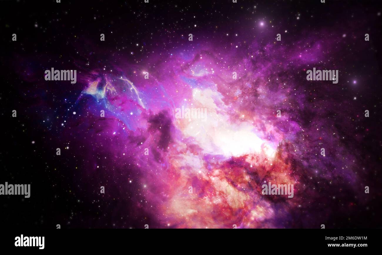 Nebula space abstract background.Universe science presentation concept ...