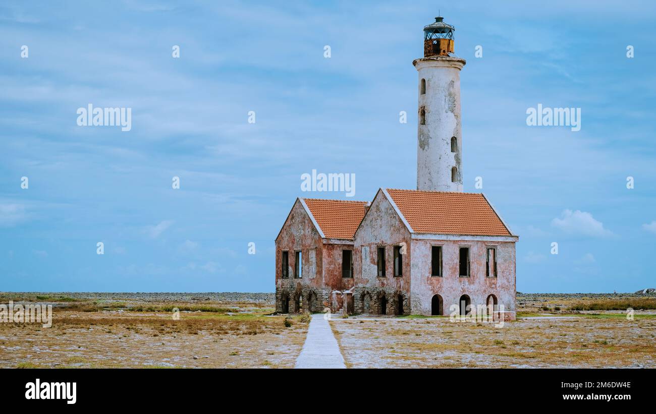 Island of Klein Curacao in the Caribbean near the Island Curacao with ...