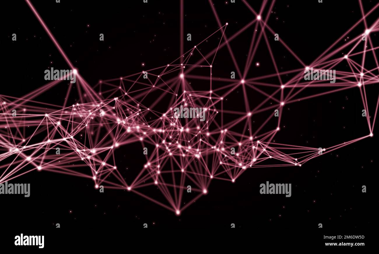 Abstract network background.Lines connection concept.Business ...