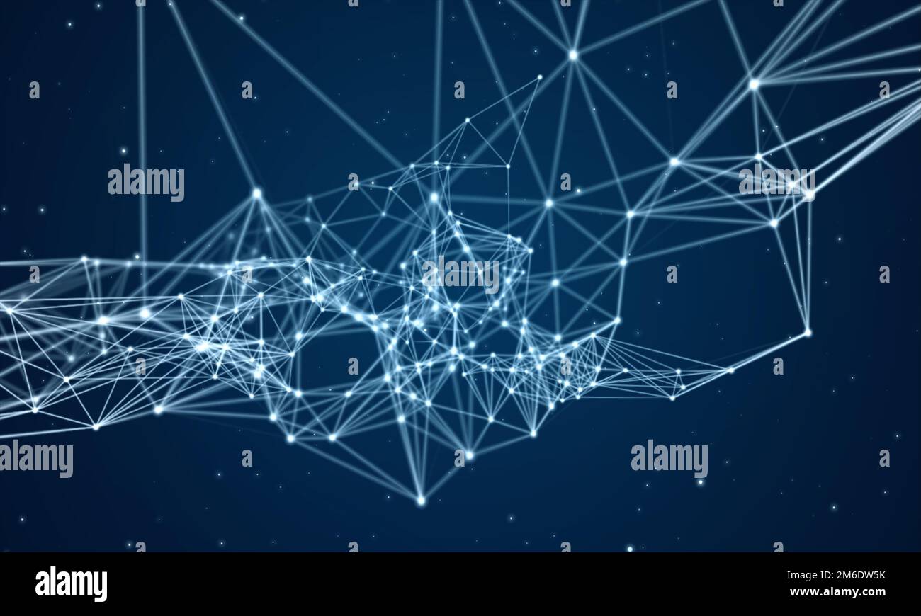 Abstract network background.Lines connection concept.Business ...