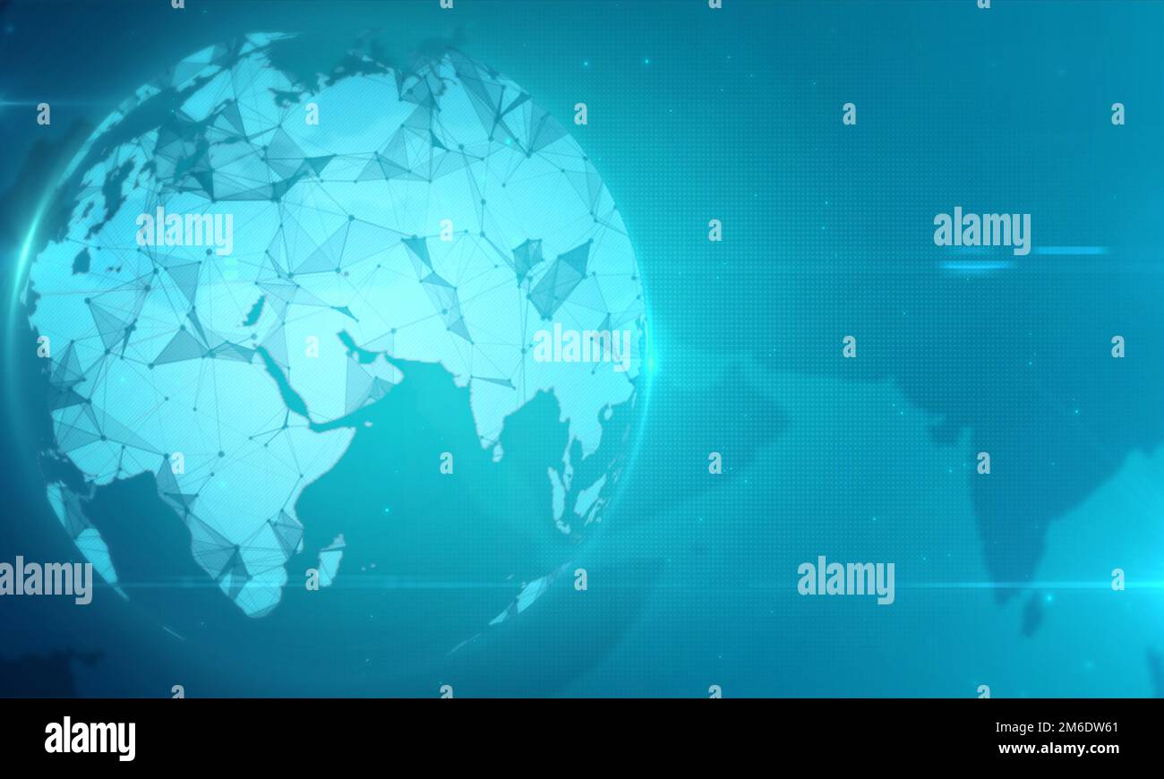 Global cyber technology concept.Business networking background.Plexus ...