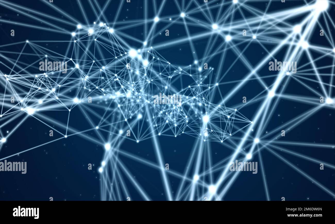 Abstract network background.Lines connection concept.Business ...