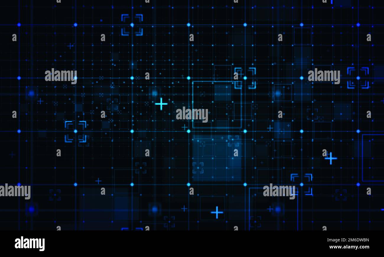 Abstract Grid Structure background.Digital business network technology ...