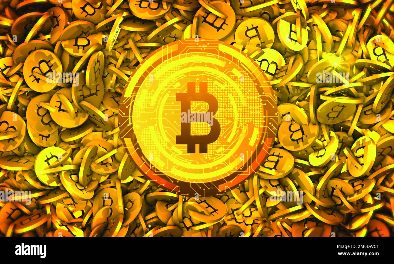 Bitcoin digital stock trading background.Financial business concept ...