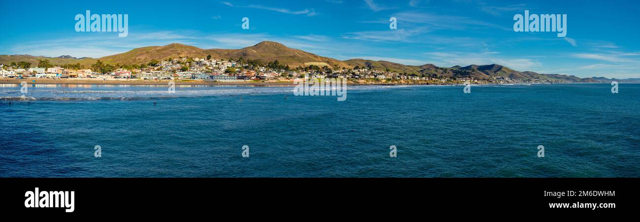 Cayucos State Beach is right on the waterfront in the town of Cayucos ...