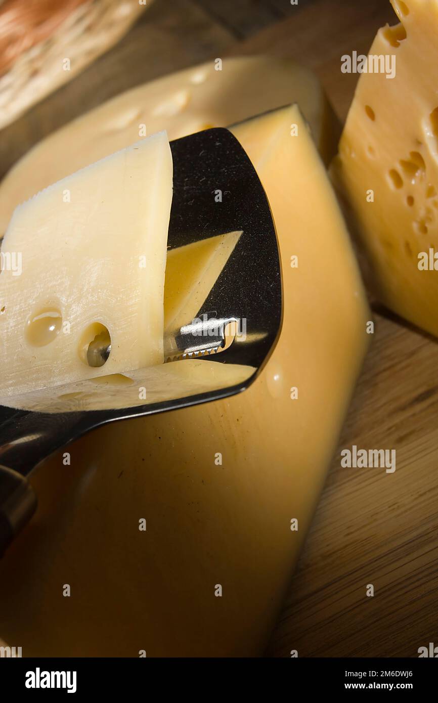 Cheese triangle block hi-res stock photography and images - Alamy