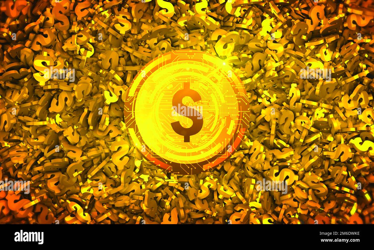 Abstract dollar bill sign hi-res stock photography and images - Alamy