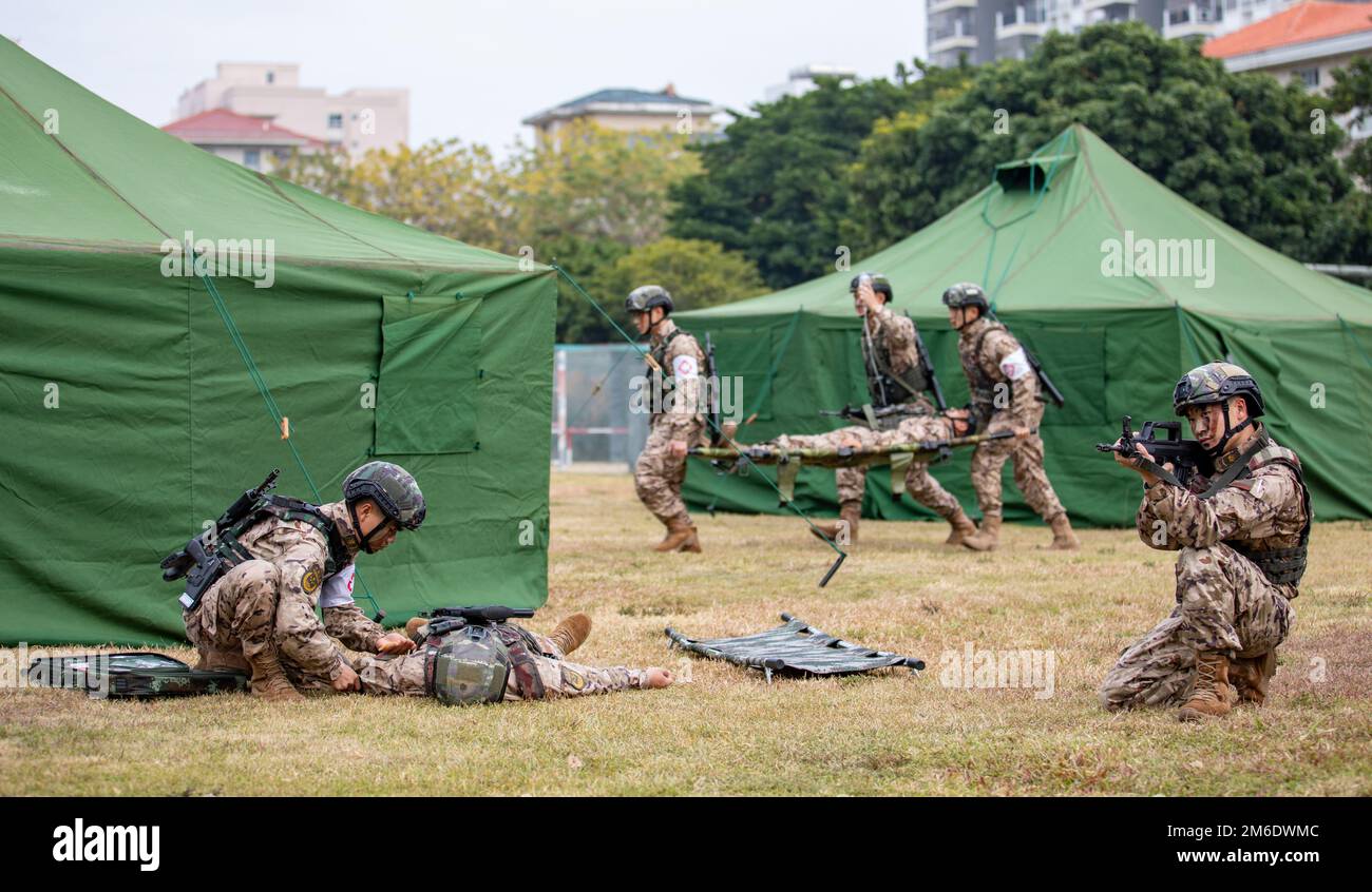 BEIHAI, CHINA - JANUARY 4, 2023 - Special forces soldiers carry out ...