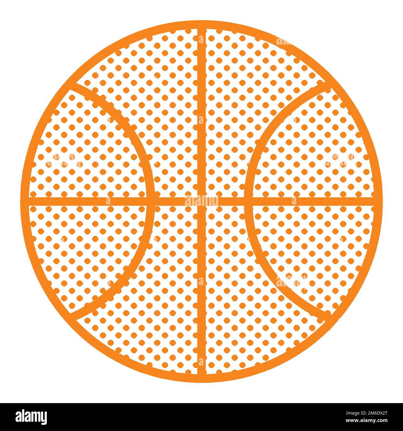 Basketball ball symbol icon Stock Photo - Alamy