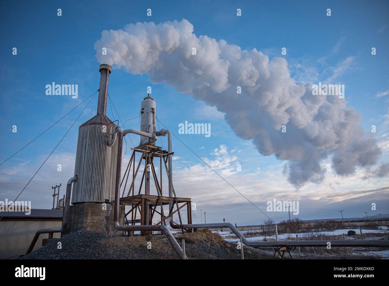Geothermal plant on the island of Iceland Stock Photo - Alamy