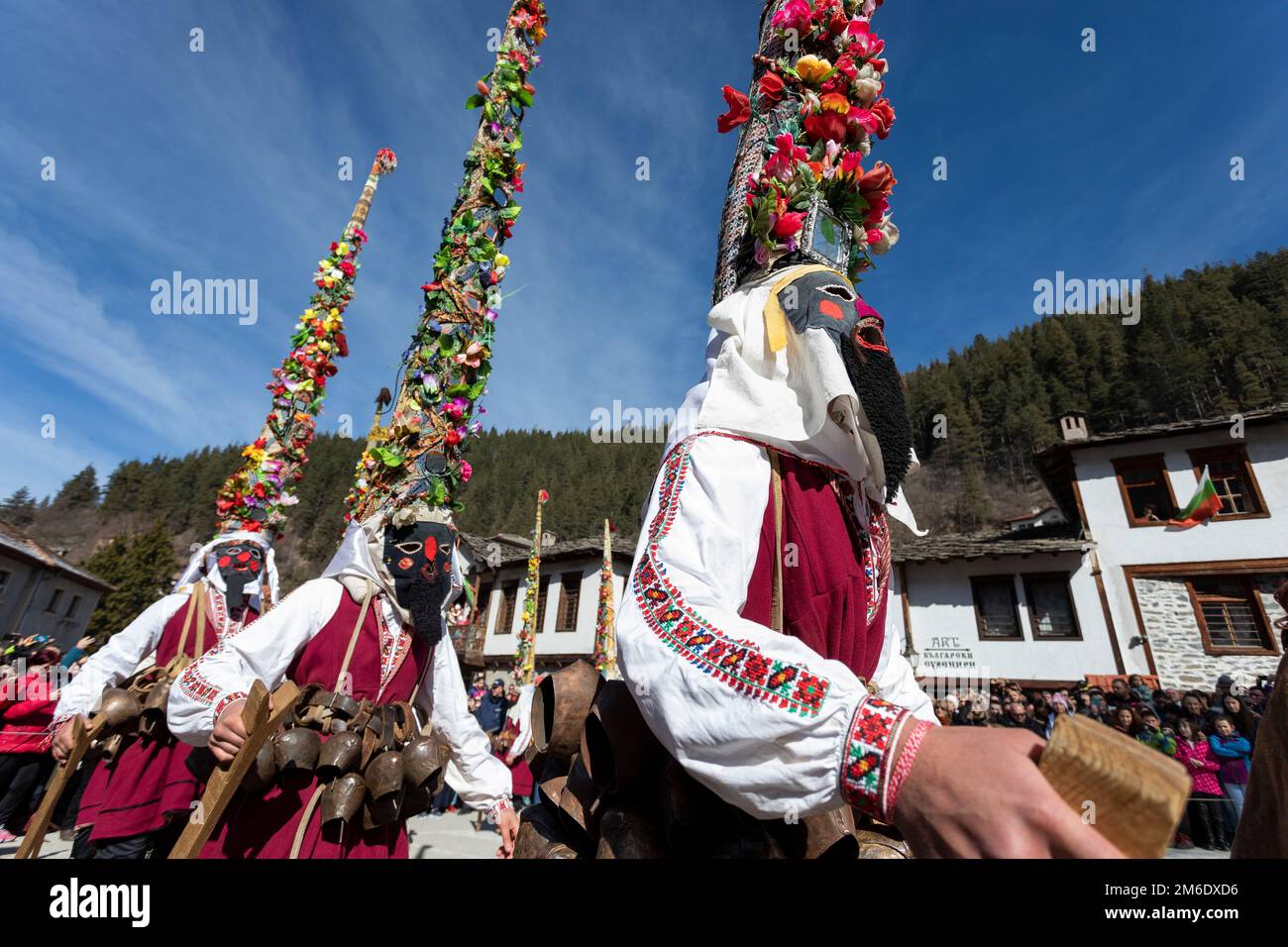 Masquerade festival in Shiroka Laka, Bulgaria. Culture, indigenous ...