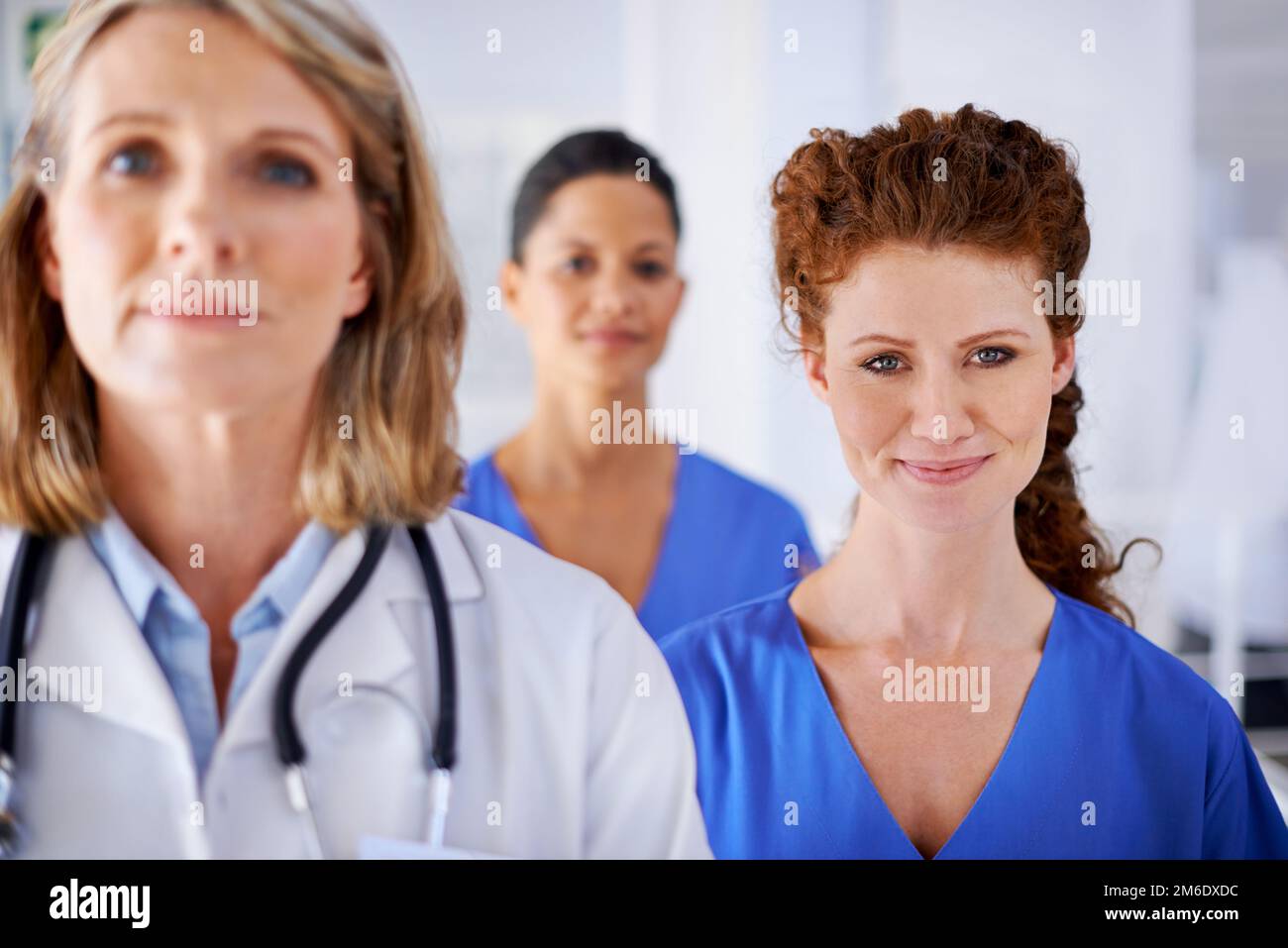 Giving you the best care possible. Portrait of an attractive female ...