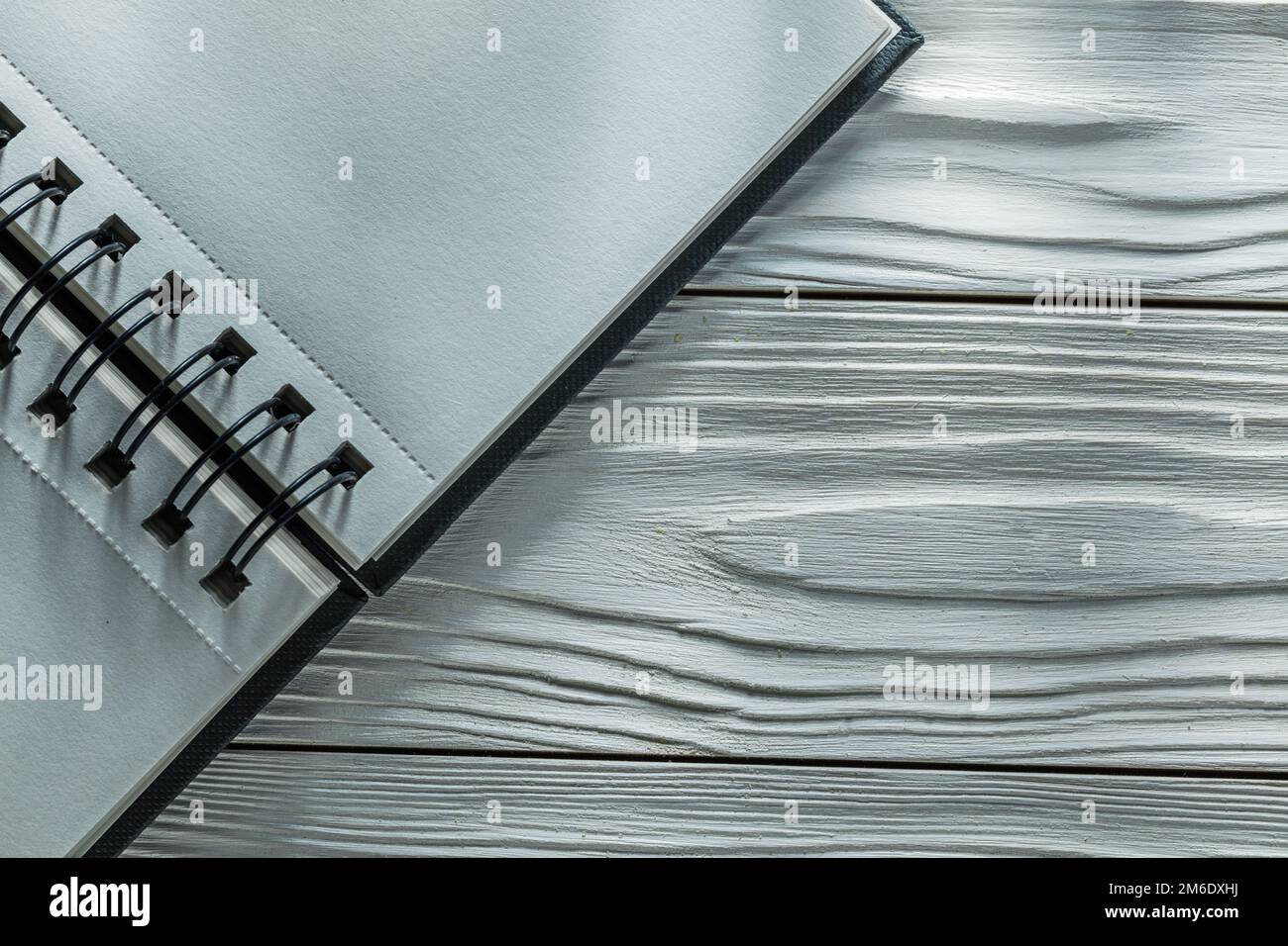 Spiral notepad on white hi-res stock photography and images - Alamy