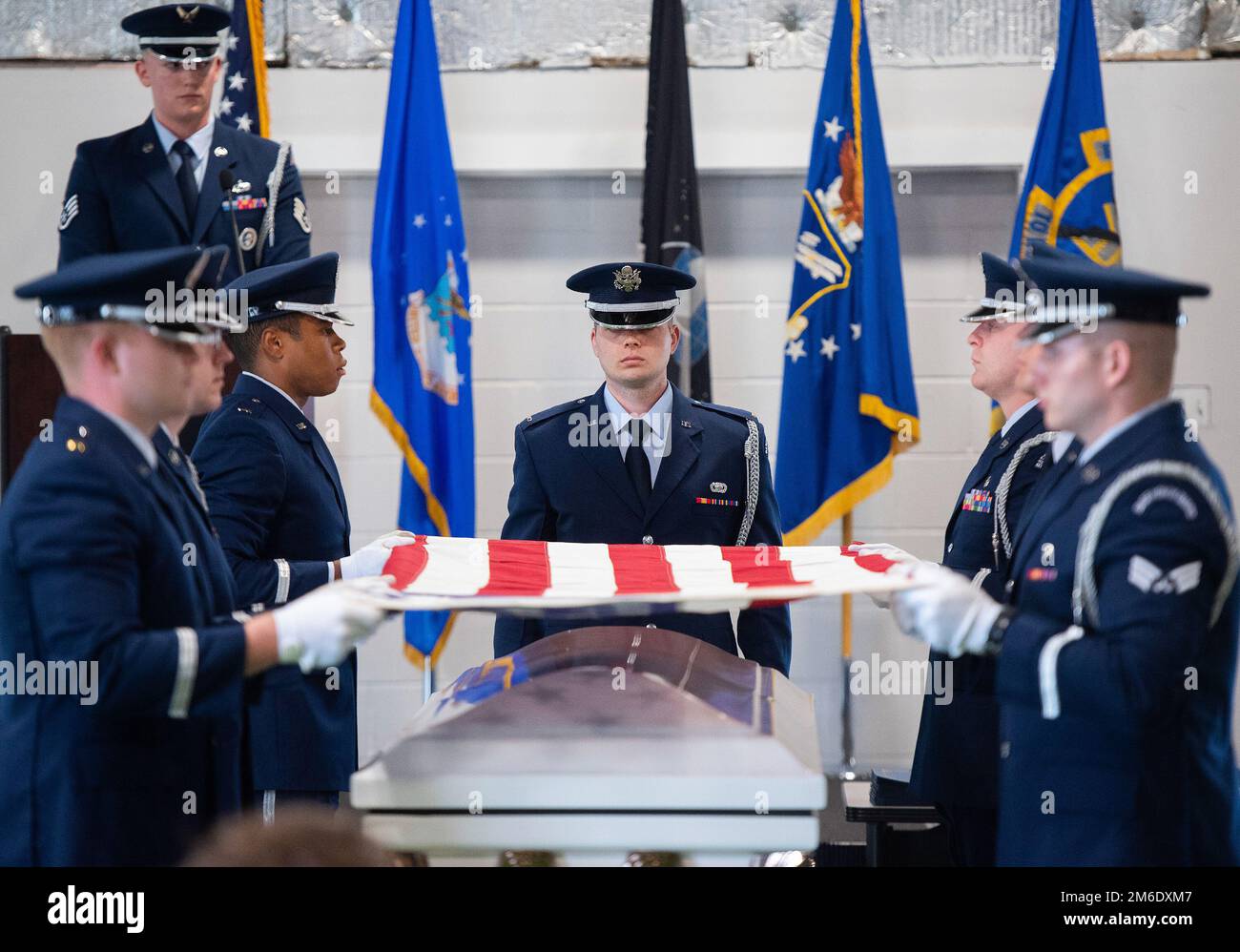 New members of the Wright-Patterson Air Force Base Honor Guard ...