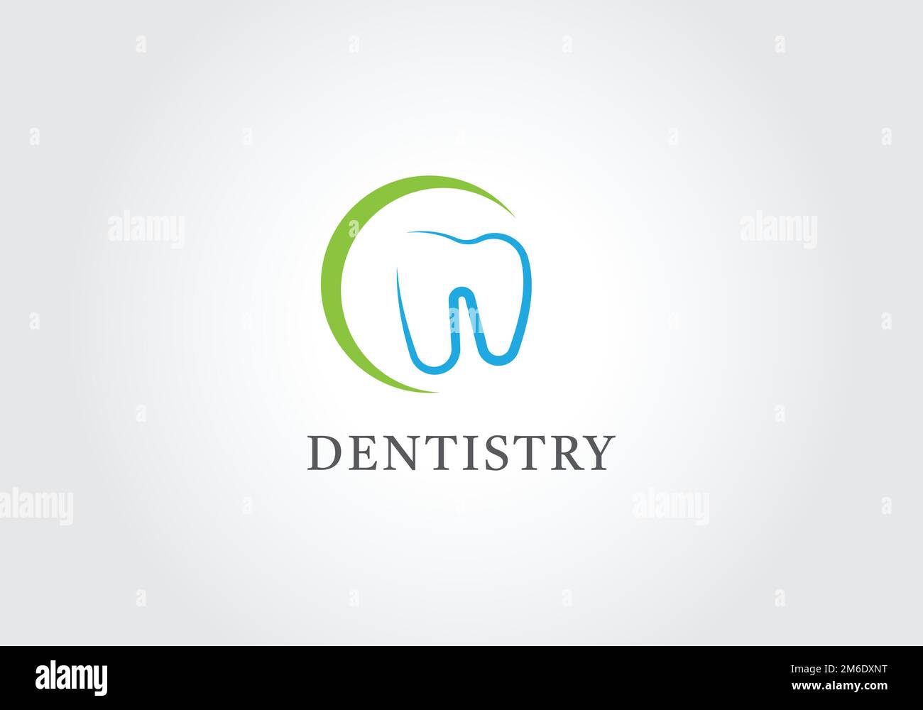 Dental Clinic Logo Tooth abstract design vector template Linear style ...