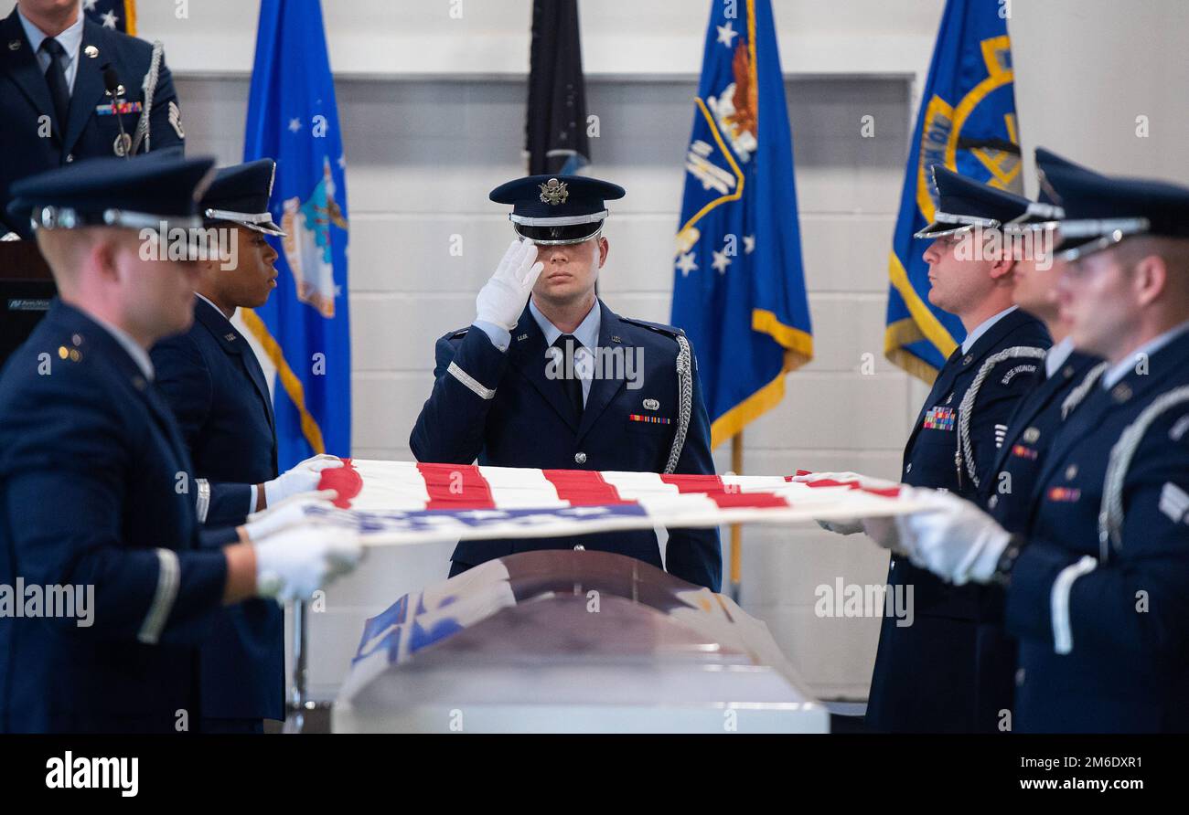 New members of the Wright-Patterson Air Force Base Honor Guard ...