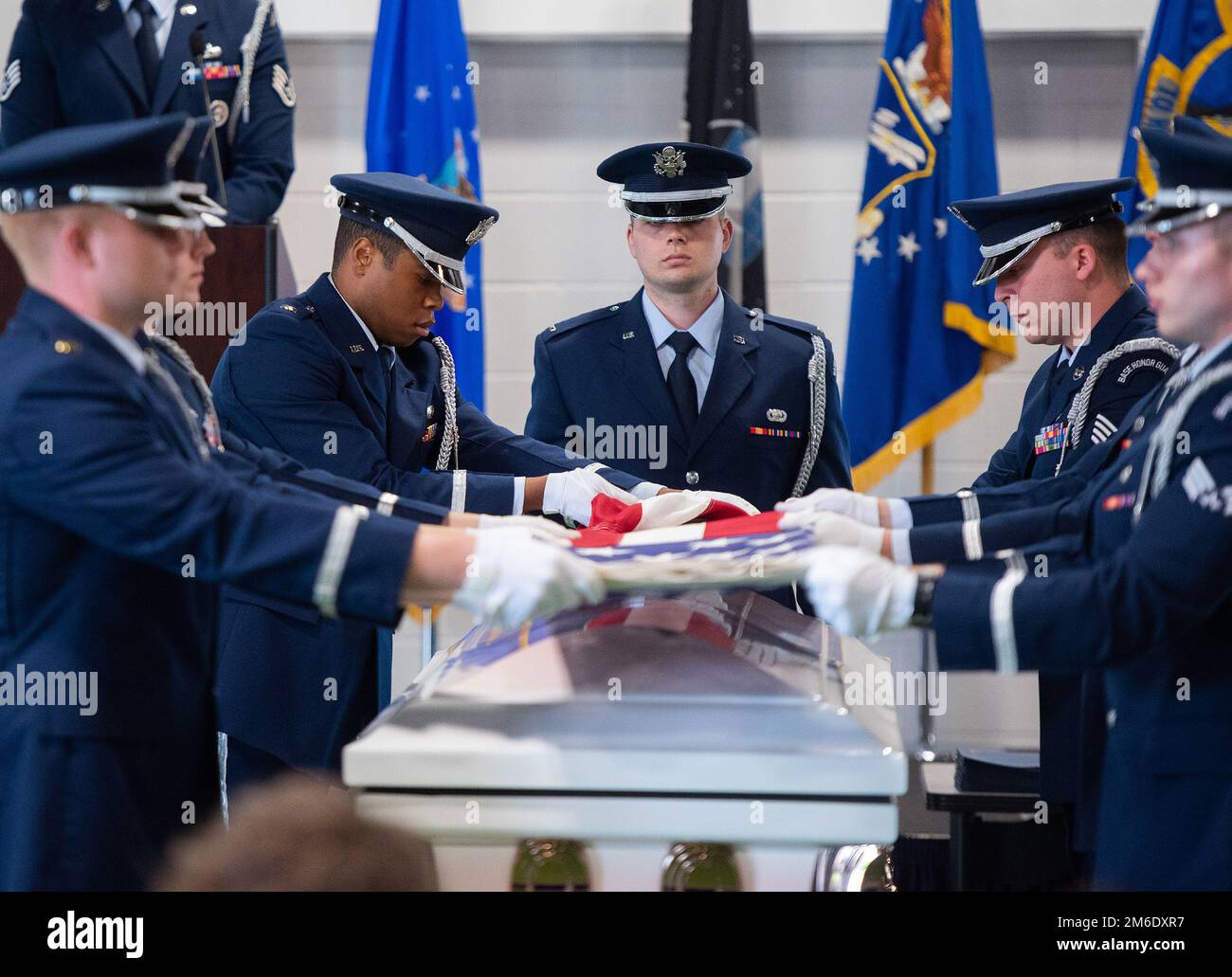 New members of the Wright-Patterson Air Force Base Honor Guard ...