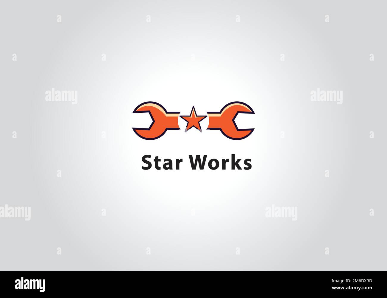 Tools vector wrench icon. Spanner logo design element. Key tool ...