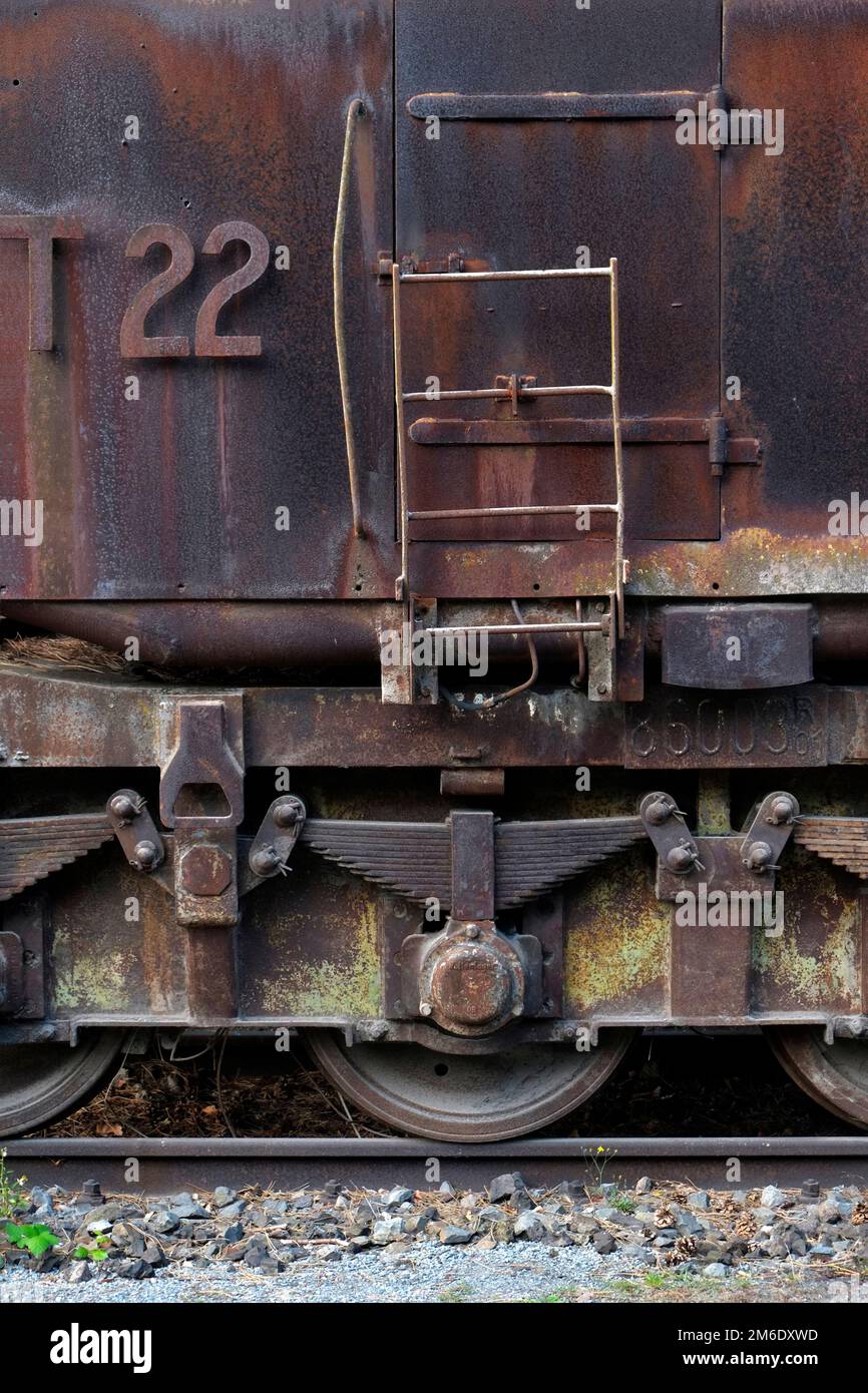 Ladle car, torpedo car Stock Photo - Alamy