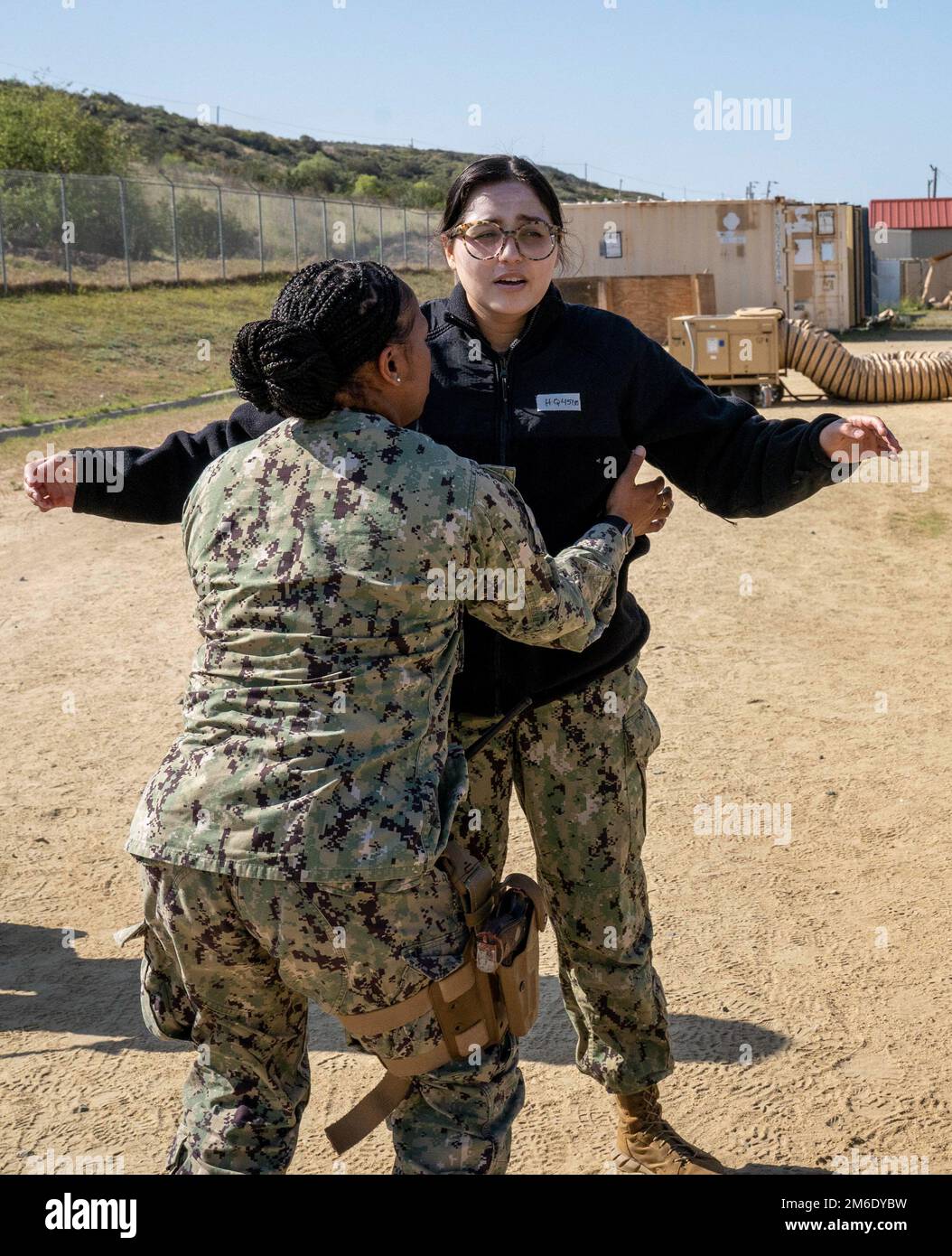 CAMP PENDLETON, Calif. (Apr. 25, 2022) - A master-at-arms, assigned to ...