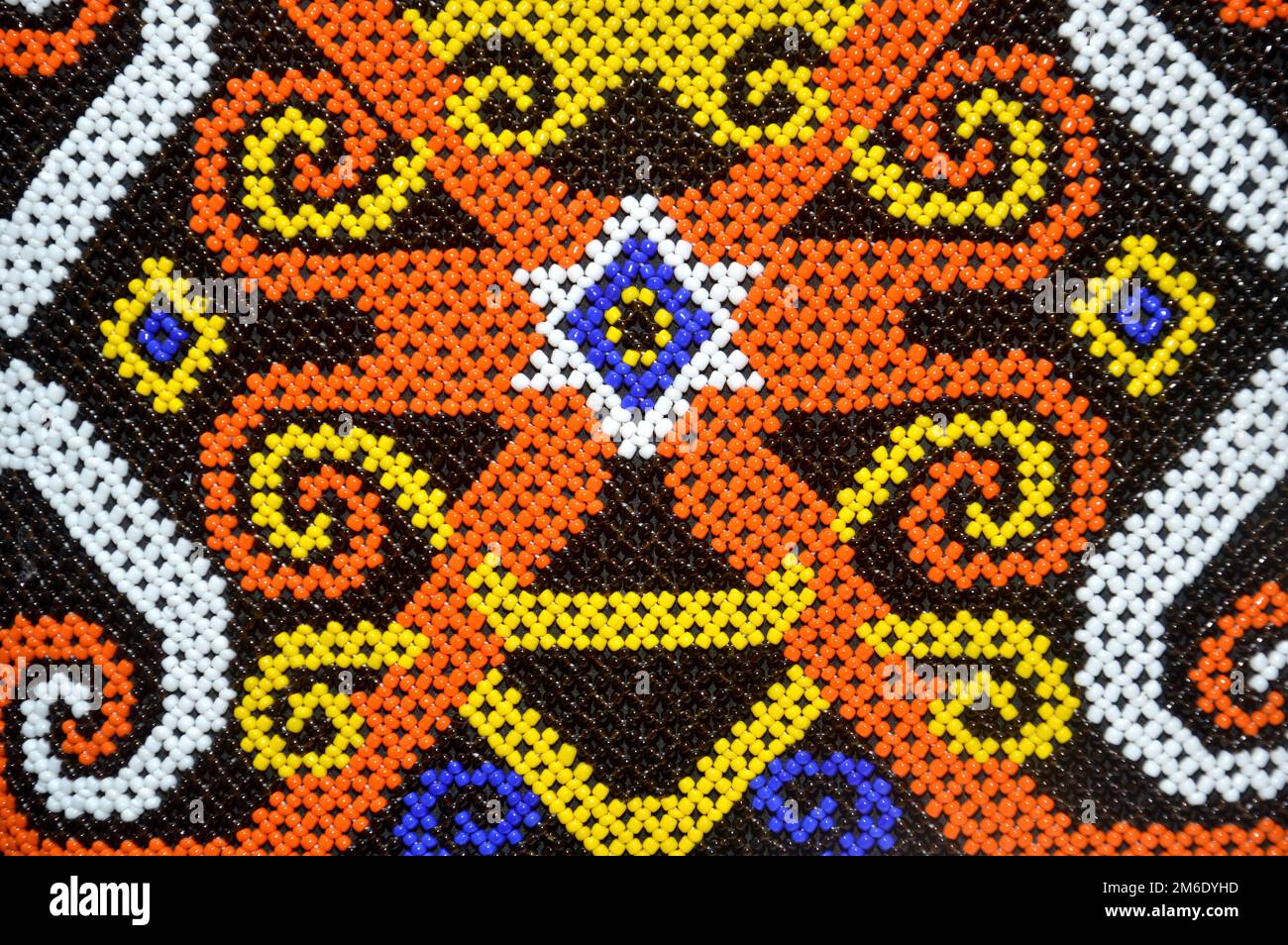 Dayak bead motifs Stock Photo - Alamy