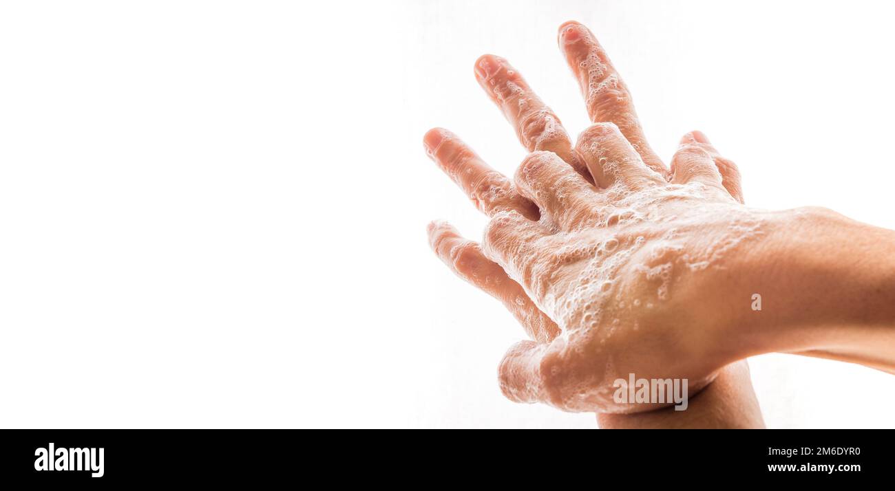 Washing my hands Stock Photo - Alamy