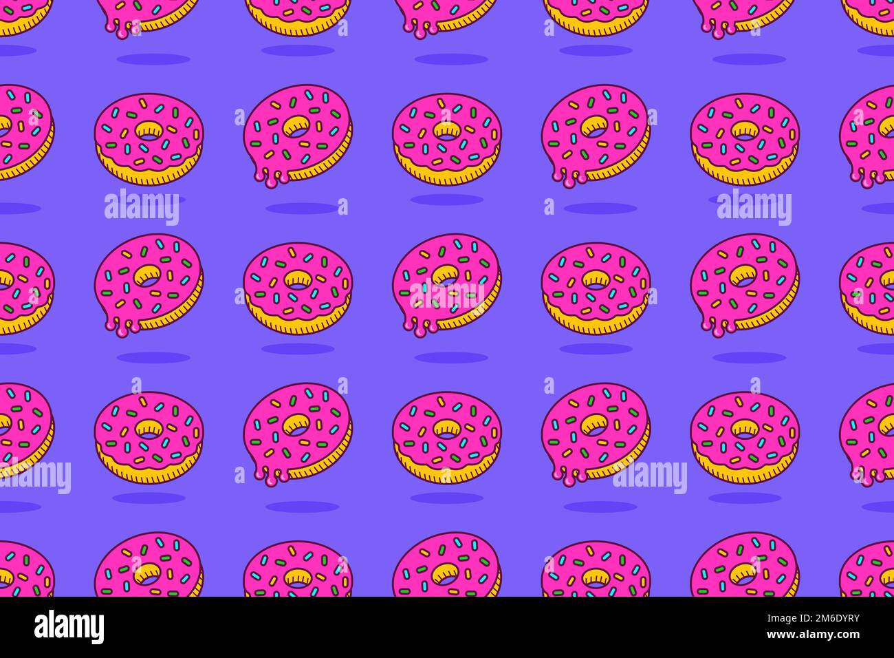 Purple donut Stock Vector Images - Alamy