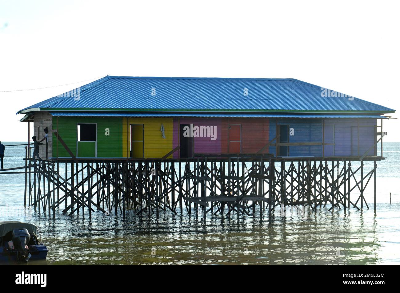 House in the middle of the sea Stock Photo - Alamy