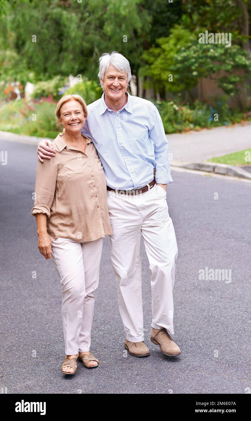 Age is nothing but a number. a senior couple smiling at the camera ...