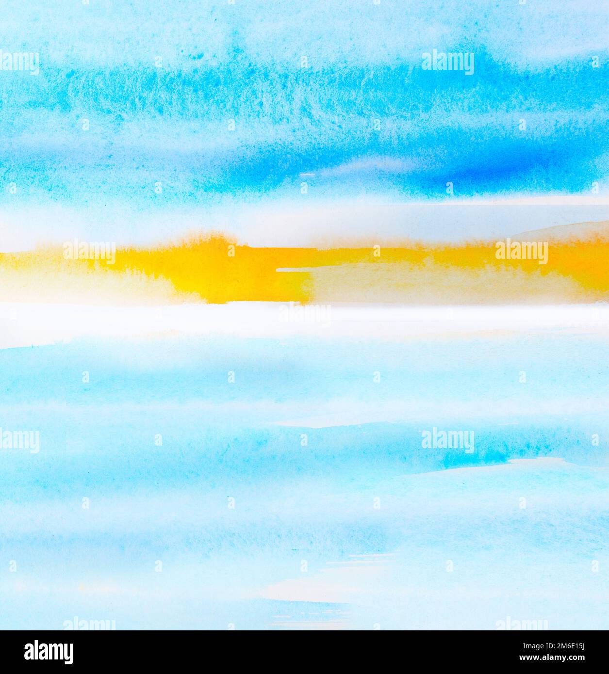 Abstract sky watercolor hi-res stock photography and images - Alamy