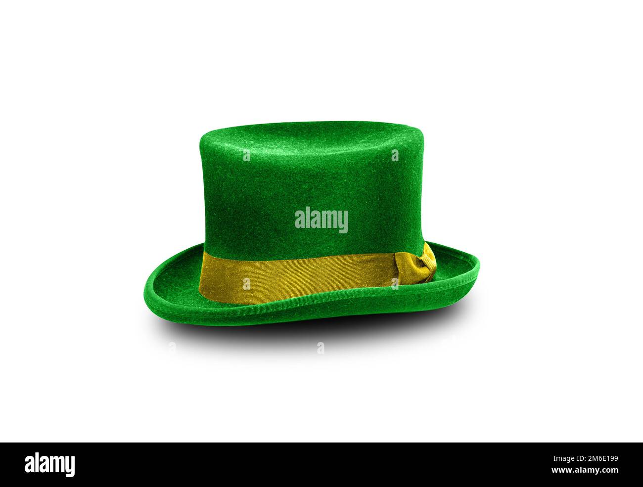 Green St. Patrick's Day hat isolated on white background Stock Photo ...