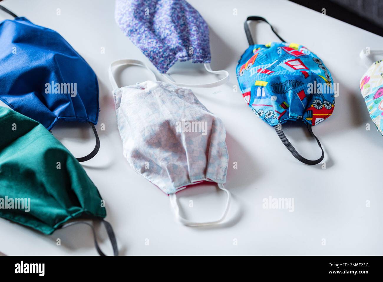 Modern homemade masks using to protect from coronavirus. Covid 19 Stock ...