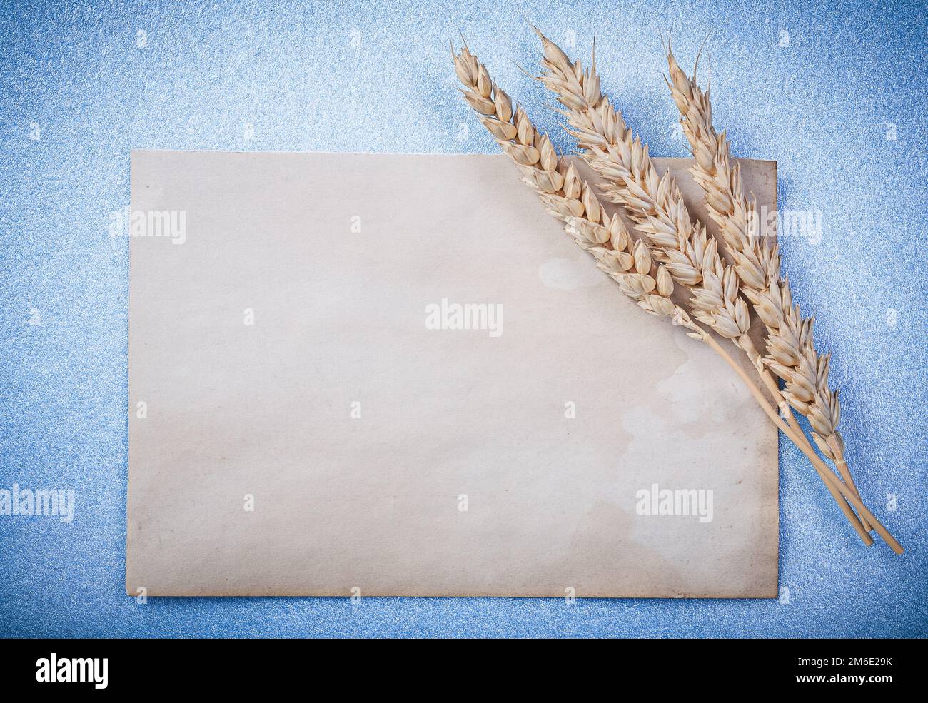 Vintage paper sheet wheat hi-res stock photography and images - Alamy