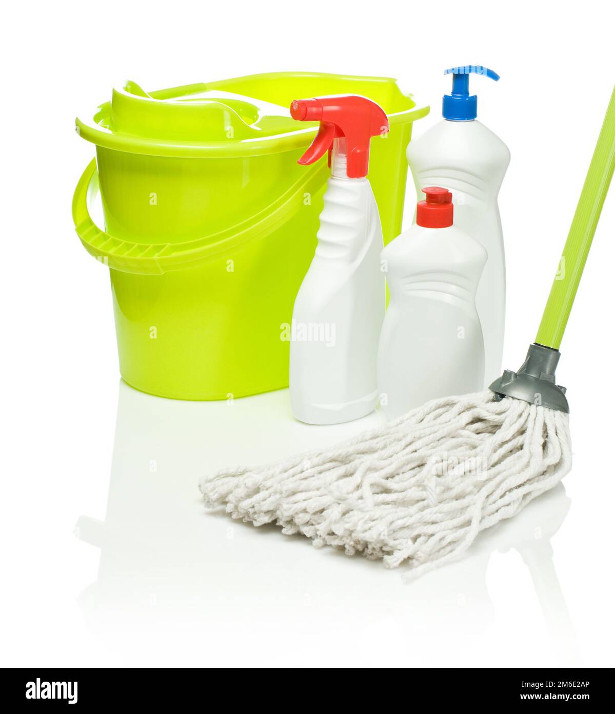 Mop cleaning bottles Cut Out Stock Images & Pictures - Alamy