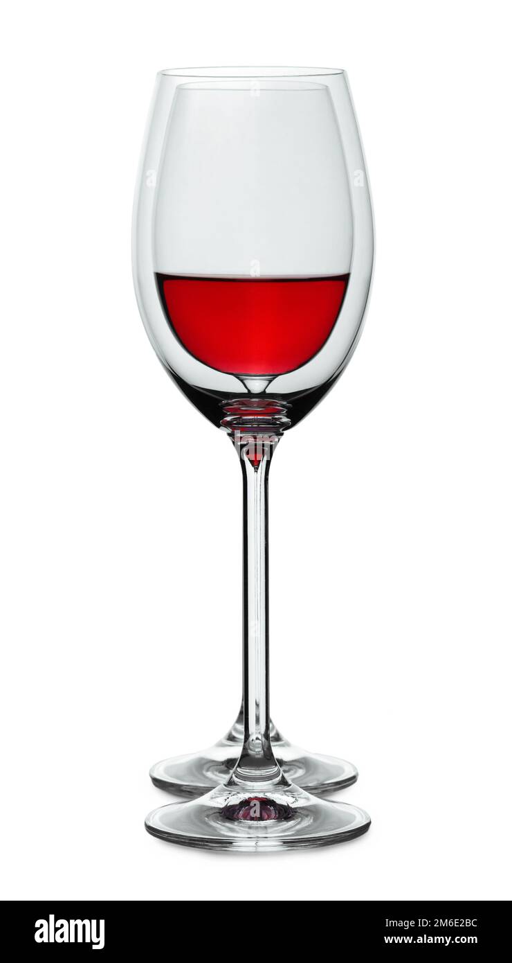 Half empty wineglass Cut Out Stock Images & Pictures - Alamy